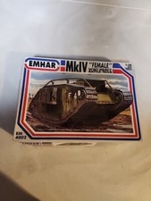 2 Emhar Model Kits MKIV Male & Female WWI Heavy Battle Tank 4001 4002 ...