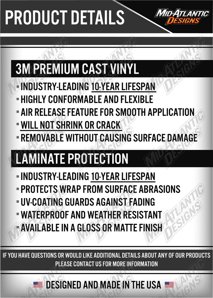 Typhoon (Blue) Abstract Boat Wrap Kit 3M Premium Cast Vinyl - 15 Sizes ...