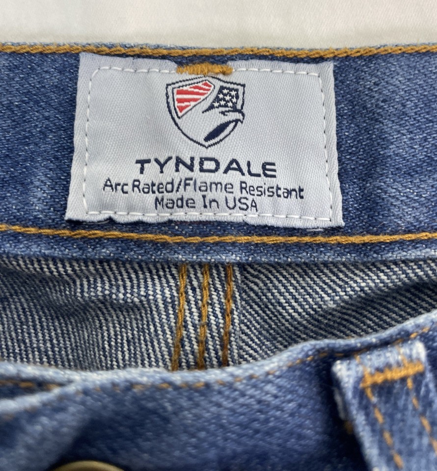 Tyndale ARC Rated Flame Resistant Fabric Blend Mens Jeans FRMC Sz 34x34 ...