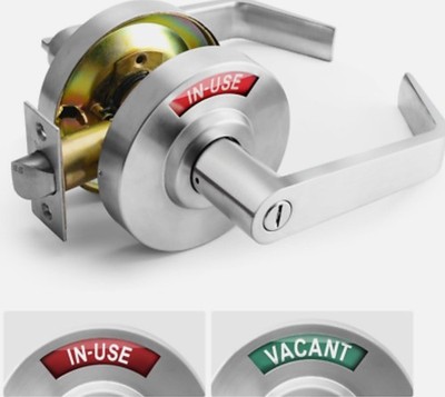 Privacy Indicator Lock and Lever, Large Grade 2 Commercial Door Handle ...