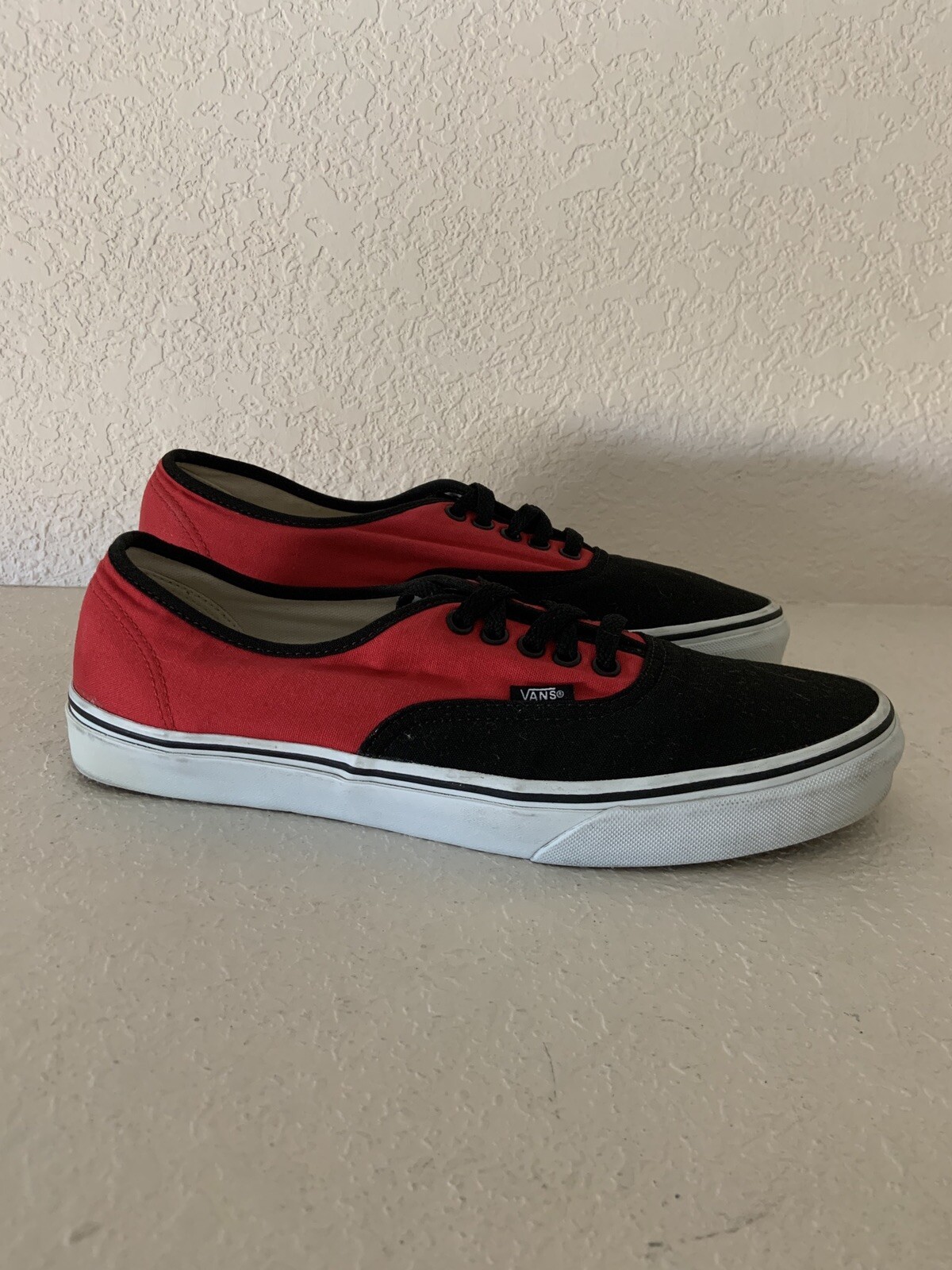 VANS Men’s 11 Classic Red Canvas Lace Up Skate Shoes | eBay