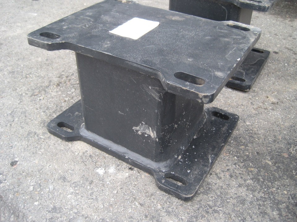 4 Large Vibratory Plate Compactor Rubber Isolator Shock Mount Black 8 ...