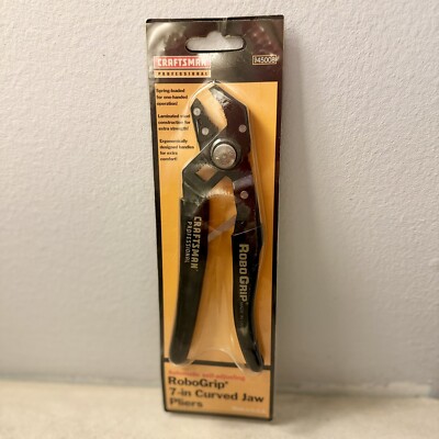 Craftsman Professional Robogrip Hand Tool Pliers 7 Inch Curved Jaw ...