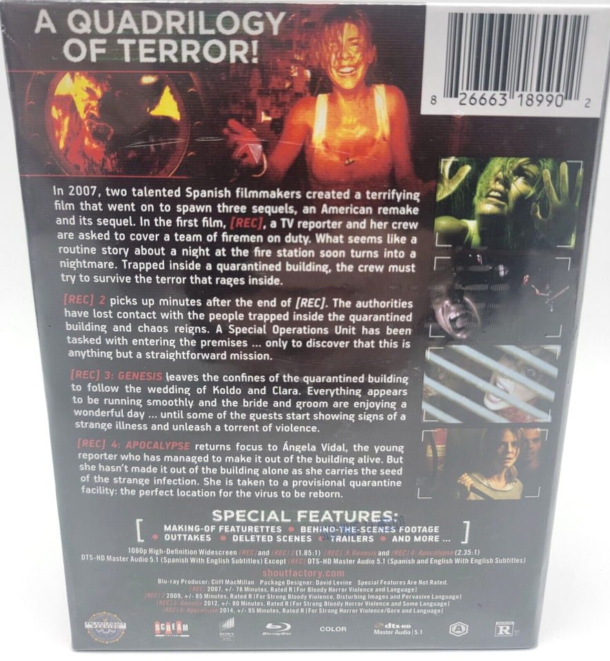 THE REC COLLECTION Blu-ray 4 Disc Set New Sealed 826663189902 | eBay