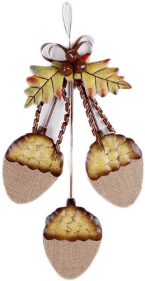Wooden Hanging Fall Acorn Decor Decorative Acorn Rustic Autumn Themed ...