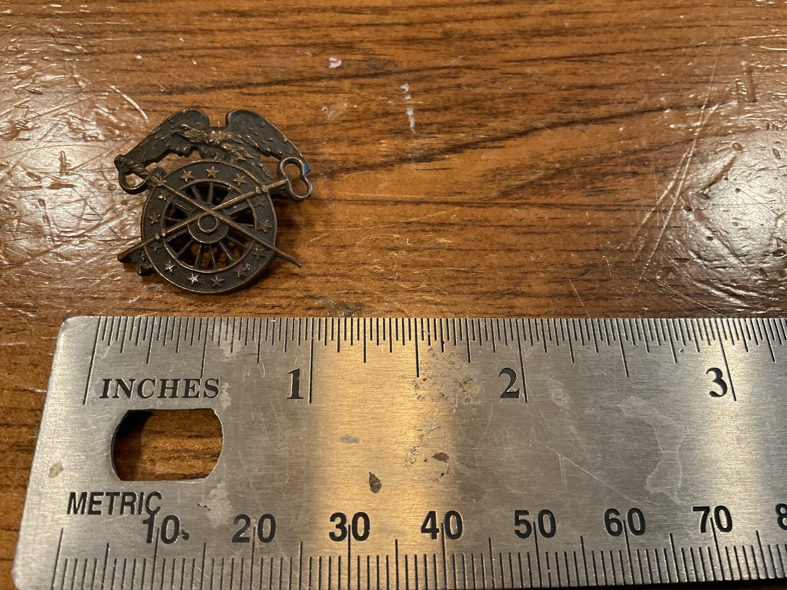 ORIGINAL WWI QUARTERMASTER OFFICER COLLAR INSIGNIA PIN | eBay
