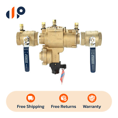 FEBCO 860 1-1/2" In-Line RPZ Assembly w/ Ball Valves & Flood Sensing ...