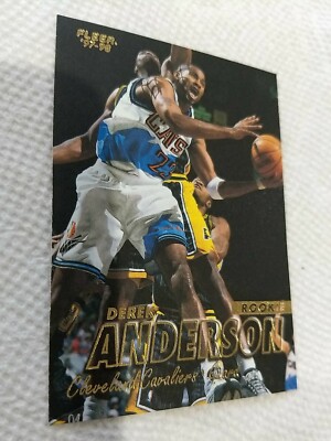 1997-98 Fleer Derek Anderson Rookie. Oregon State, Ravens Browns ...