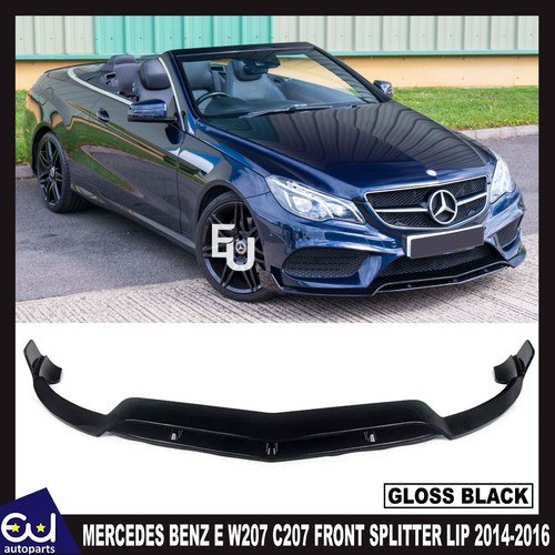 FRONT SPLITTER LIP FOR MERCEDES BENZ E W207 C207 AMG LINE 2014-2016 ...