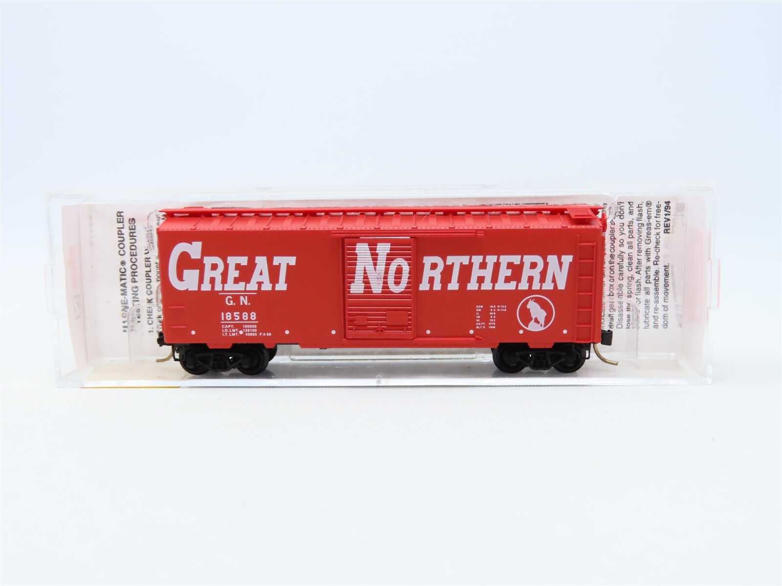 N Micro-Trains MTL #20176 GN Great Northern "Circus Train" 40' Box Car ...