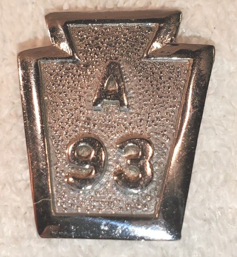 WHAT AM I? Vtg Metal KEYSTONE lapel PIN pinback PA | eBay