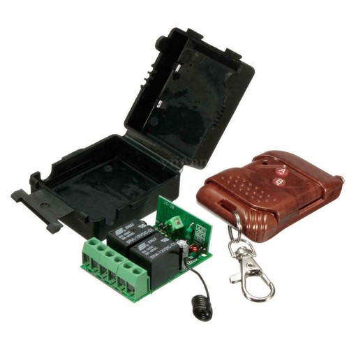DC 12V 2CH Channel Wireless RF Remote Control Switch Transmitter+ ...