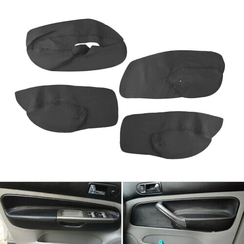 4*Suede Leather Door Armrest Panel Cover For VW Golf MK4 Bora Jetta 98 ...