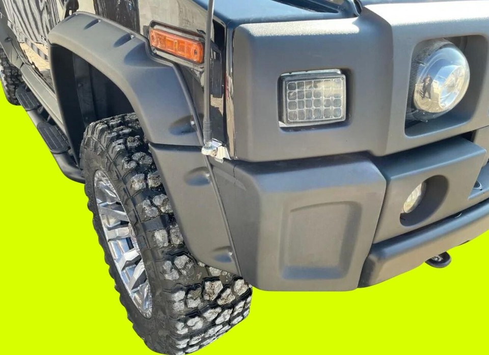 Fender Hummer H2 Fender Flares + 100mm & Bumper Covers 14PC Unpainted ...