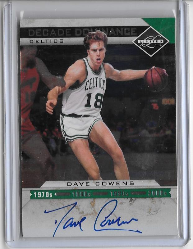 DAVE COWENS 2011/12 PANINI LIMTED DECADE DOMINANCE AUTOGRAPH #77/99 | eBay