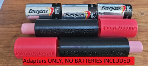 2x 18650 Li-Ion to 6D-Cell ADAPTER - Nerf Conversion | eBay