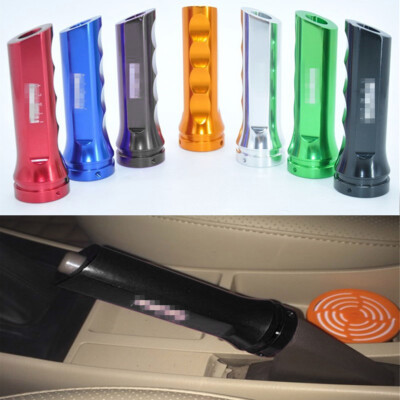 Aluminum Car Hand Brake Handle Hand Break Protect Cover Set BLACK | eBay