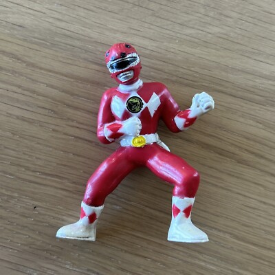 1994 Vintage Mighty Morphin Power Rangers MMPR Saban Red Ranger Figure ...