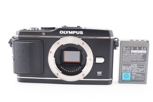Olympus PEN E-P3 12.3MP Digital SLR Camera Black Body English Language ...