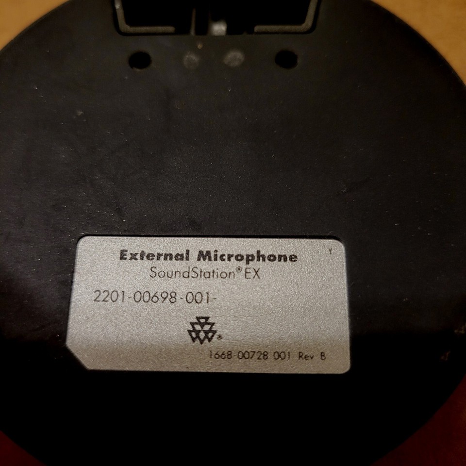 TWO Polycom External Microphone 2201-00698-001 Sound Station EX | eBay