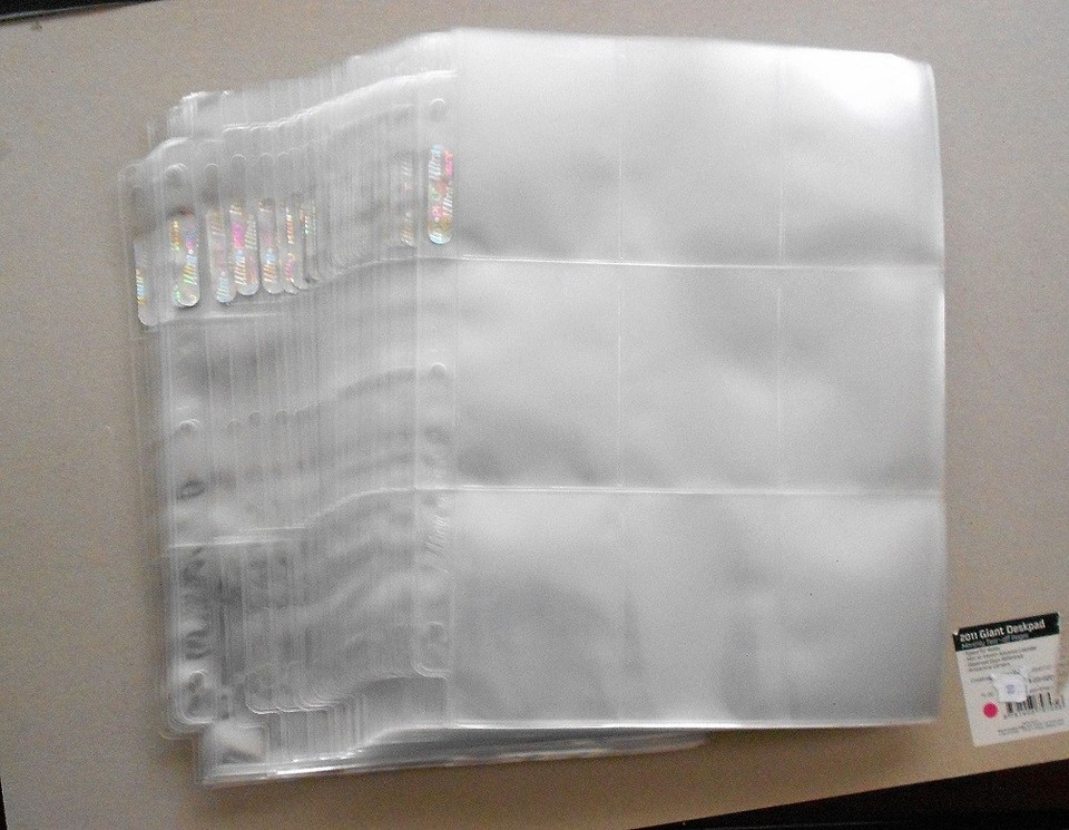 ULTRA PRO PLATINUM 9 POCKET PLASTIC BASEBALL CARD PAGES - LOT OF 122 | eBay