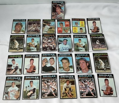 Vintage 1971 TOPPS Baseball Cards Lot Of 25 Fill Your Set !!! | eBay