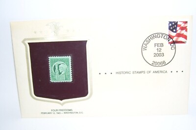 Washington DC Stamps The Four Freedoms Feb 12 2003 | eBay