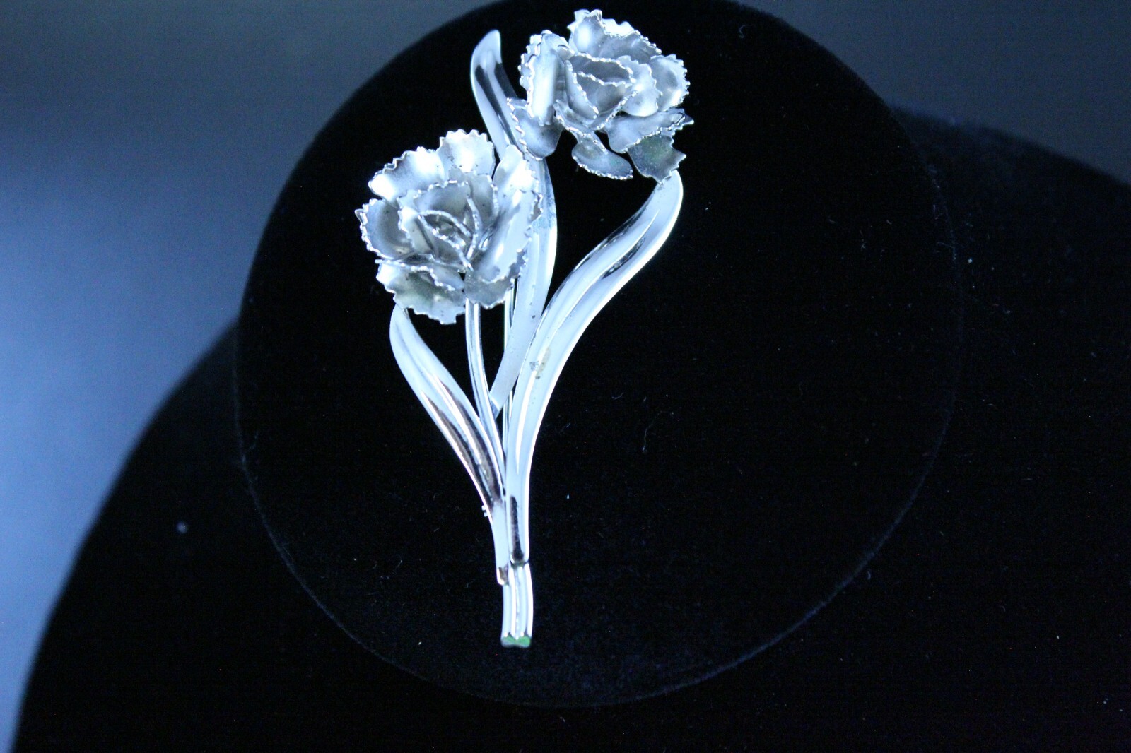 Vintage signed HSB Harry S. Bick Sterling flower rose pin brooch | eBay