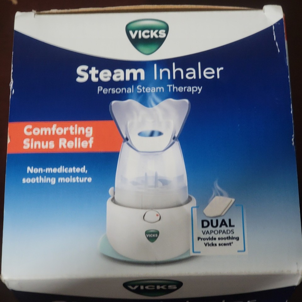 Vicks Steam Inhaler Personal Therapy for Sinus Allergy Relief New in ...