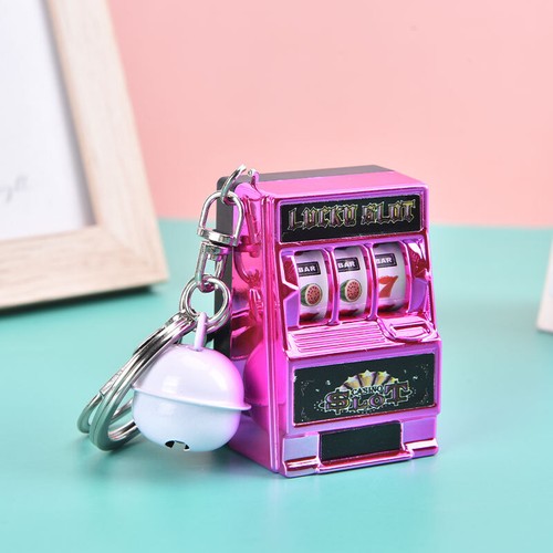Lucky Jackpot Mini Fruit Slot Machine Fun Birthday Keychain Gift Kids ...