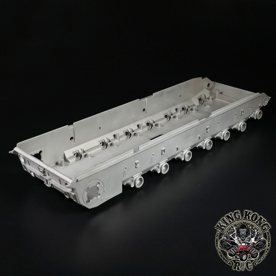 Metal Leopard Tank Lower Hull/Chassis for Tamiya 56020 1/16 Leopard 2 ...