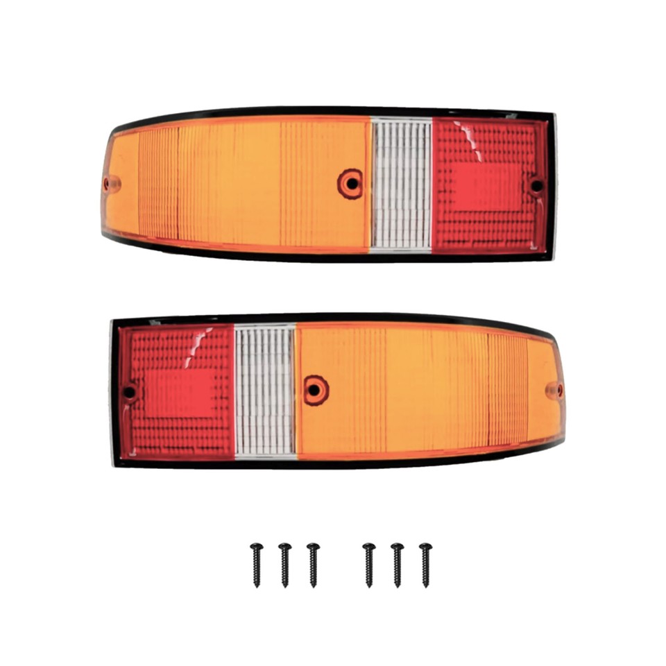 Pair of Rear Tail Light Lens Only Left Right Fits Porsche 911 912 | eBay