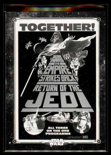 2020 Topps Star Wars ROTJ Black & White Posters Star Wars Marathon ...