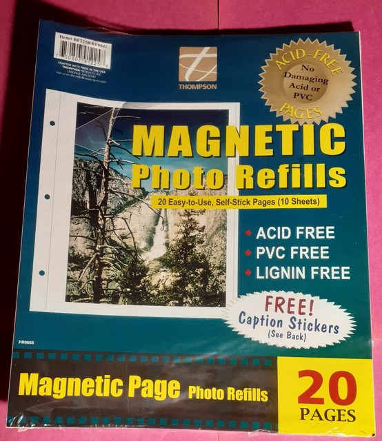 Thompson Magnetic Photo Album Refills 20 Pages (10 Sheets) RF2258 for ...