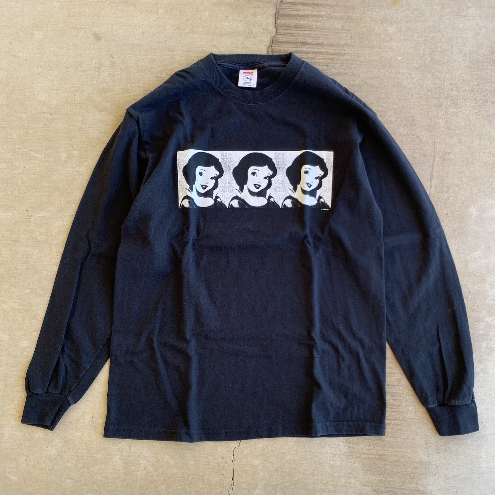 Supreme Disney Snow White T-Shirt Longsleeve Black 20… - Gem