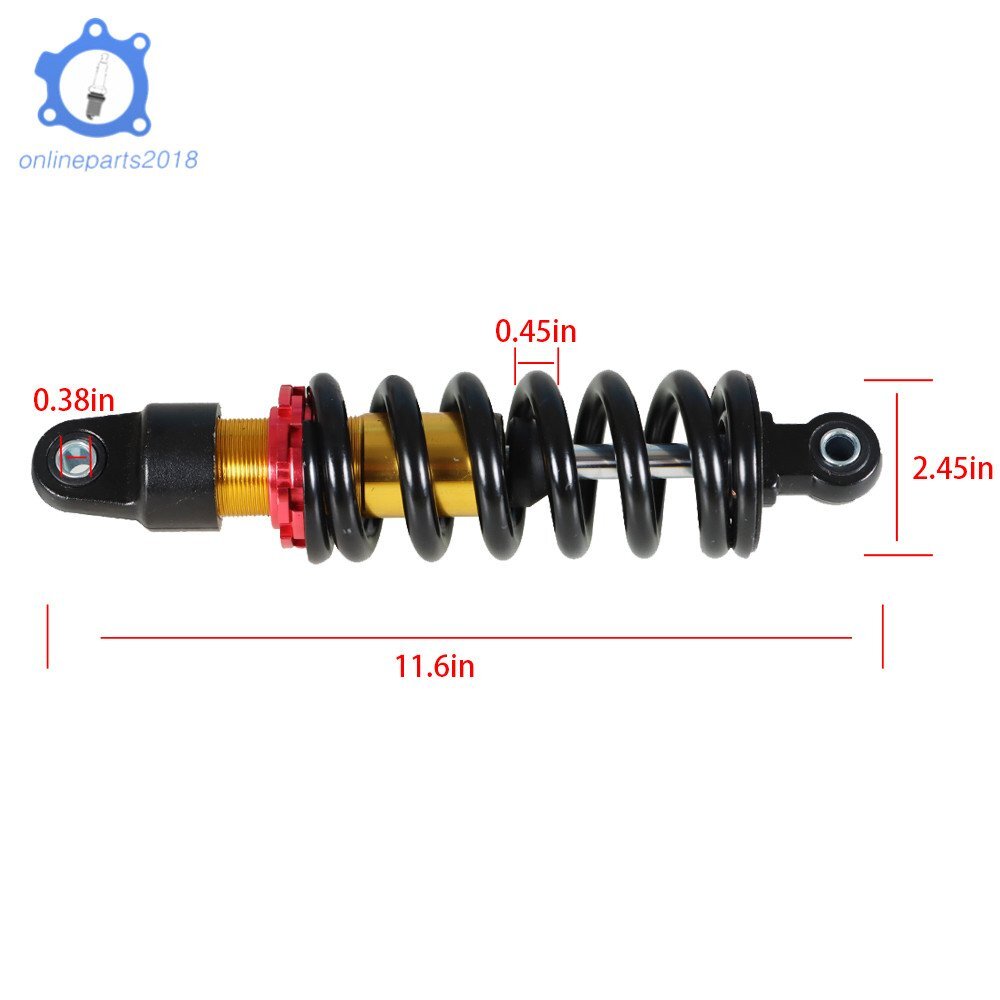 Rear Shock Absorber 10.5" 270mm For Dirt Pit Bike SDG SSR 50cc 70cc ...