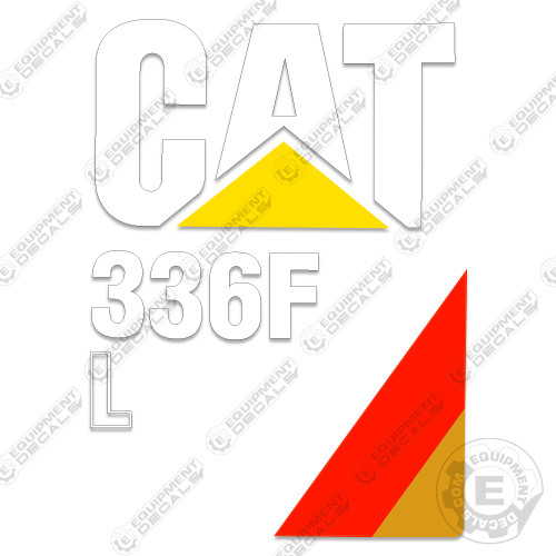 Fits Caterpillar 336 FL Side Decals Hydraulic Excavator Equipment ...