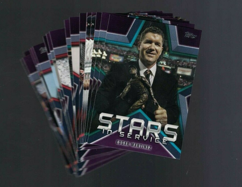 2021 Topps Series 1 Stars in Service Inserts #SIS- .......Complete Your ...