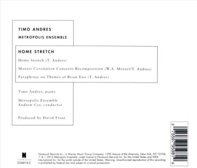 TIMO ANDRES HOME STRETCH NEW CD 75597959819| eBay