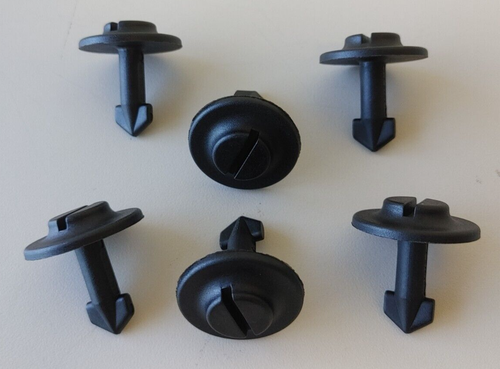 6 New Genuine OEM Volkswagen Audi Seat Skoda Fender Liner Pins (6pcs ...