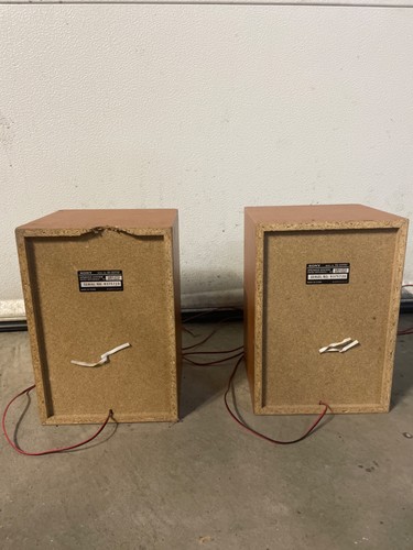 Genuine Sony SS-CEP707 Bookshelf Speakers Simulate Wood Case Set Of 2 ...