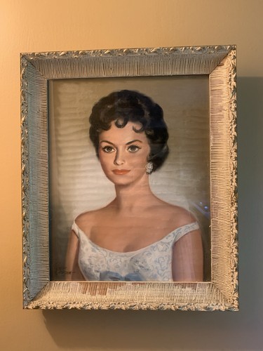 Portrait Of A Woman, Peter Driben, American, Pastel C. 1950 Signed | eBay