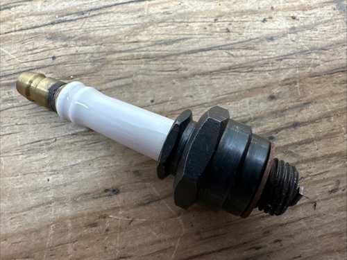 Vintage Unknown Aviation Spark Plug Man Cave Open Advertising NOS | eBay