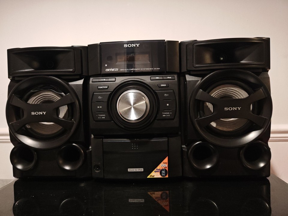 Sony GENEZI MHC-EC69i Hi-Fi System Dock,Radio,Cd Dsgx | eBay UK