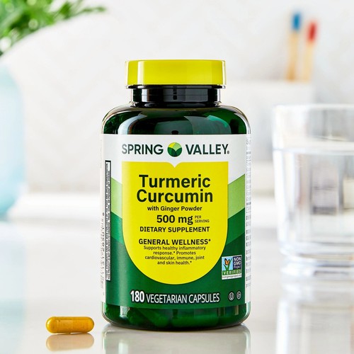 Spring Valley Turmeric Curcumin with Ginger Powder DietarySupplement ...