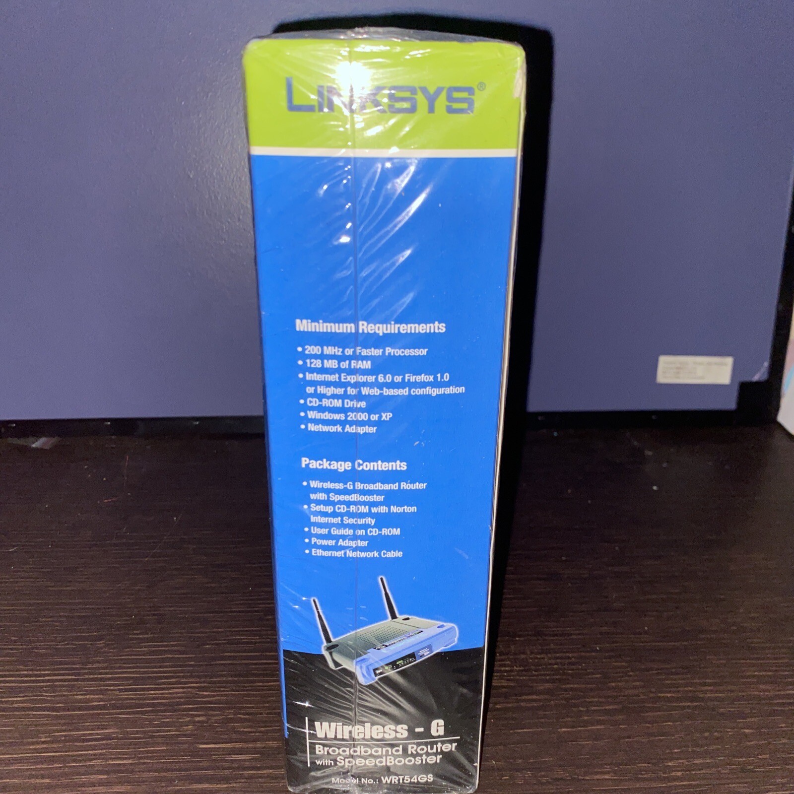 Linksys WRT54GS 54 Mbps 4-Port 10/100 Wireless G Router for sale online ...