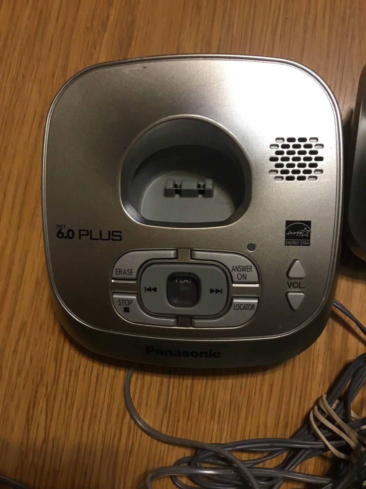 Panasonic - KX-TG4021 DECT 6.0 Plus 2-Handsets KX-TGA402 Cordless ...