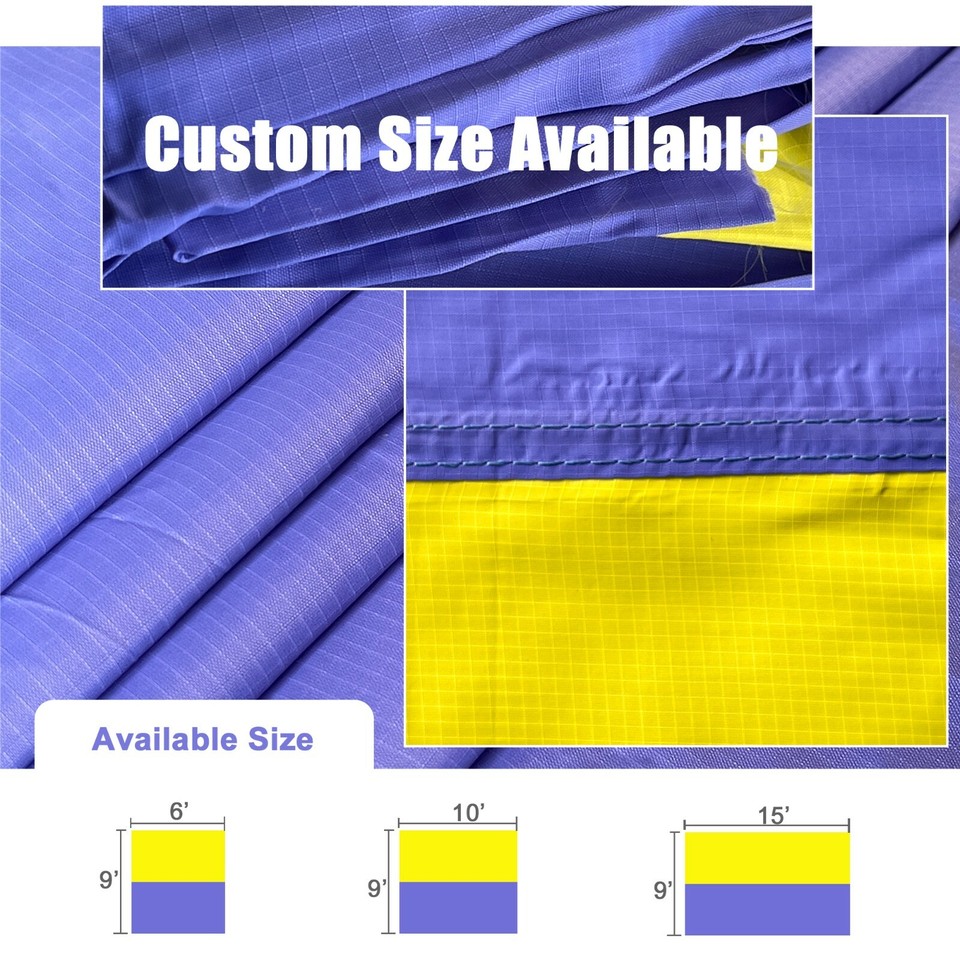 Dual Color Nylon Ripstop Water Repellent Fabric For DIY Beach Sun Shade ...