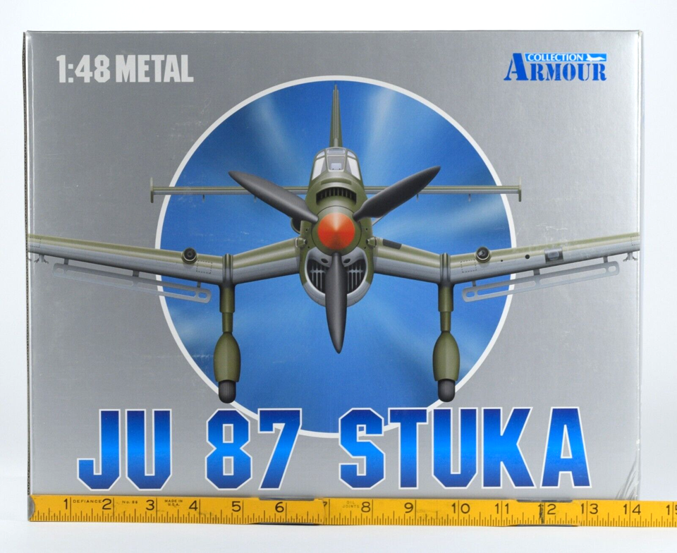 Franklin Mint Armour Collection JU 87 STUKA WWII Aces 1:48 Diecast ...