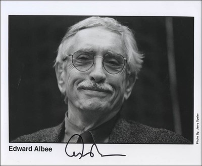 EDWARD ALBEE - PRINTED PHOTOGRAPH SIGNED IN INK | eBay